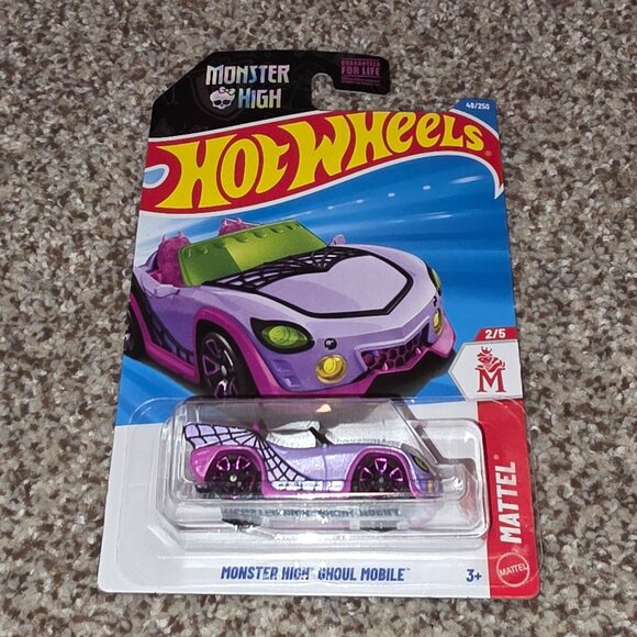 Hot Wheels | Toys | Monster High Hot Wheel Ghoul Mobile | Poshmark